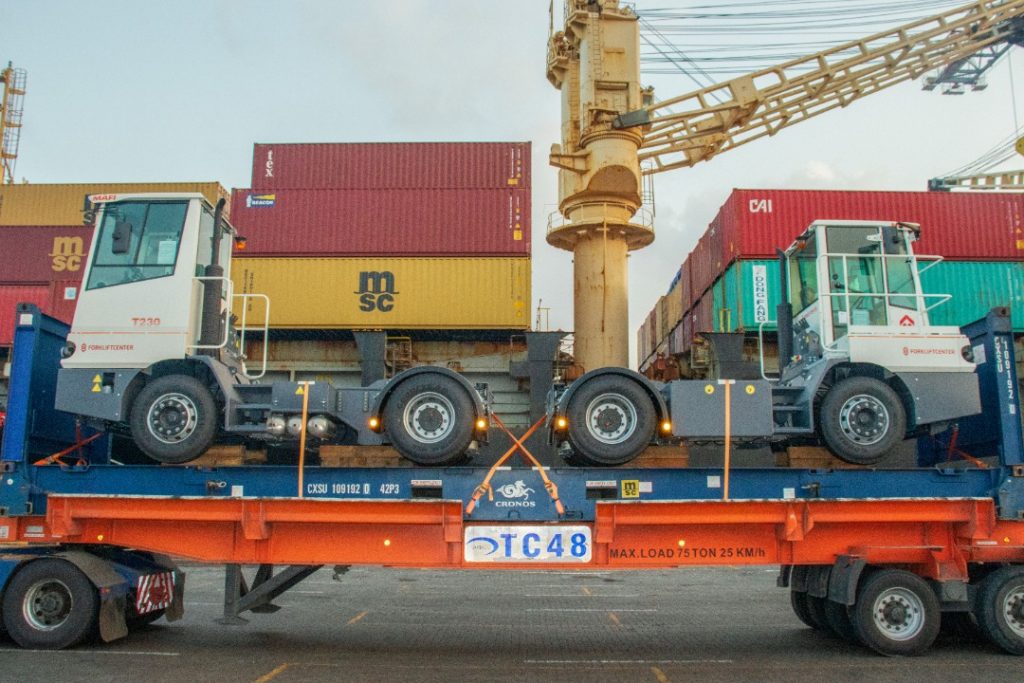 Arrival of Fourteen new Terminal Tractors to ACT,,, – APDC